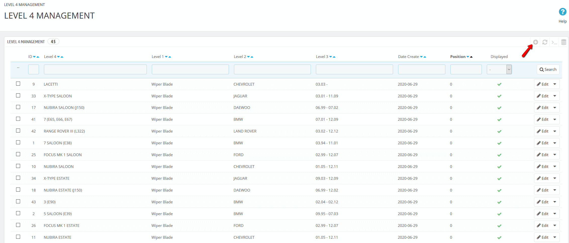 Leo Parts Filter - Userguide